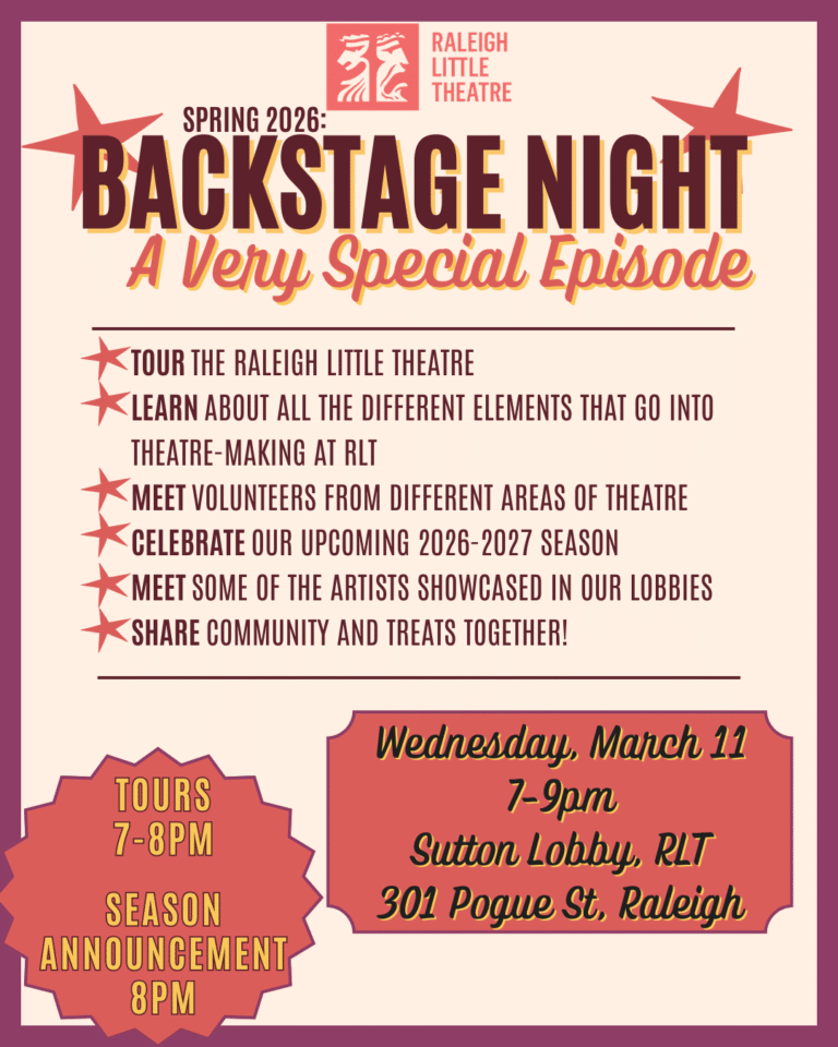 Backstage Night & 26-27 Season Announcement - Raleigh Little Theatre